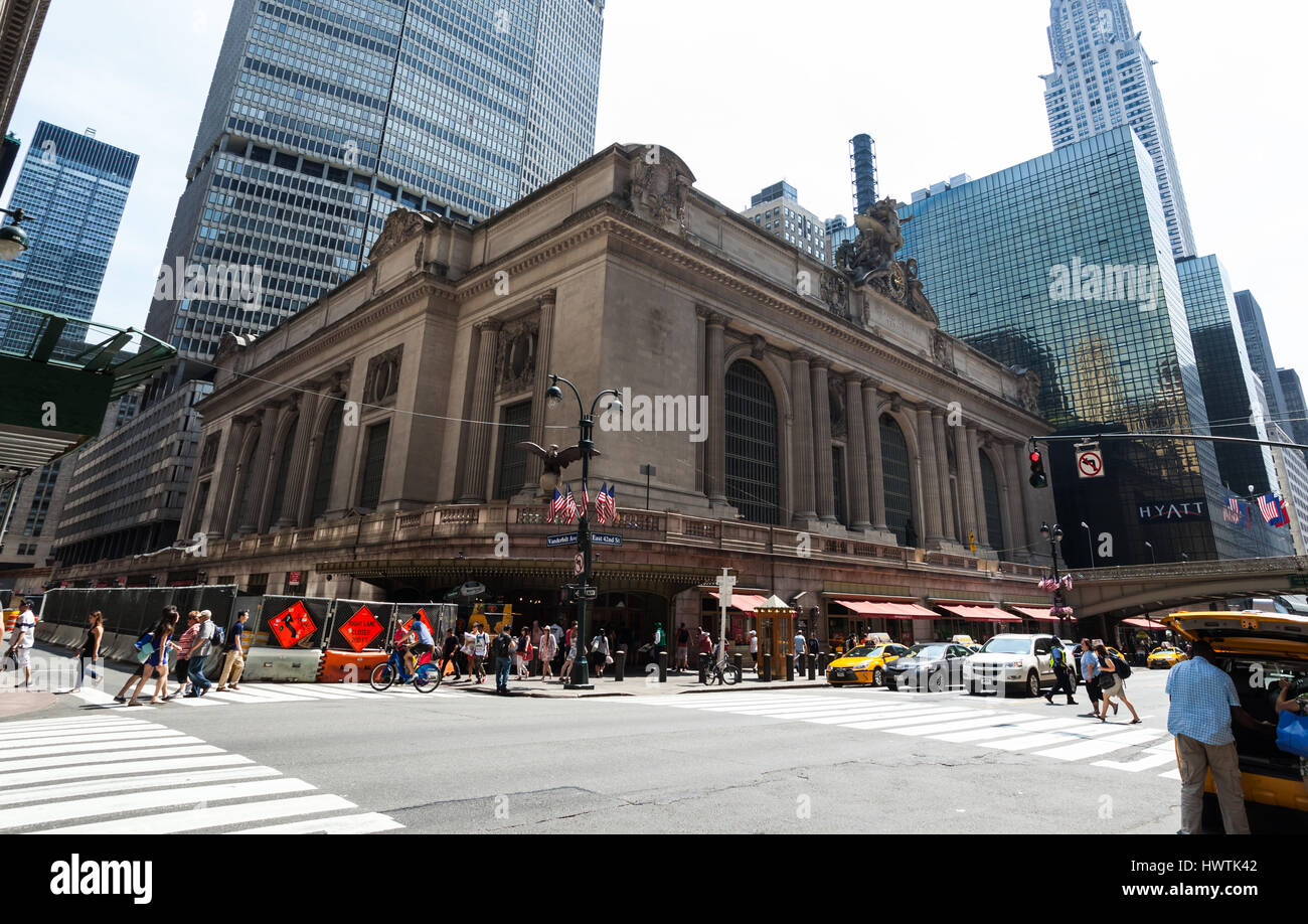 New York City, Usa - July 11, 2015: The historic architecture of the ...