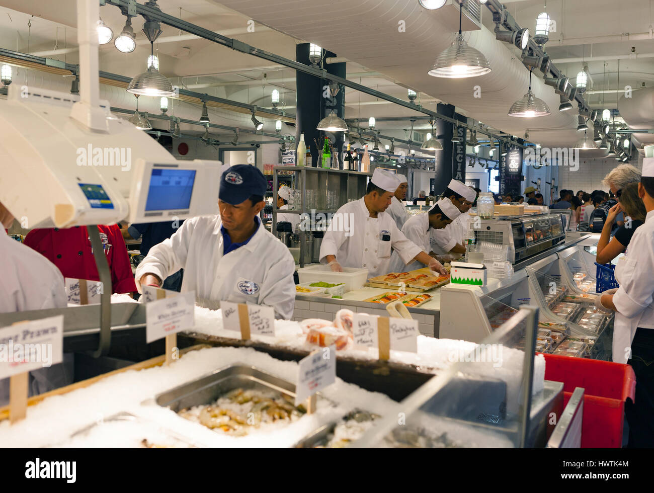 Lobster place chelsea food market hi-res stock photography and images ...