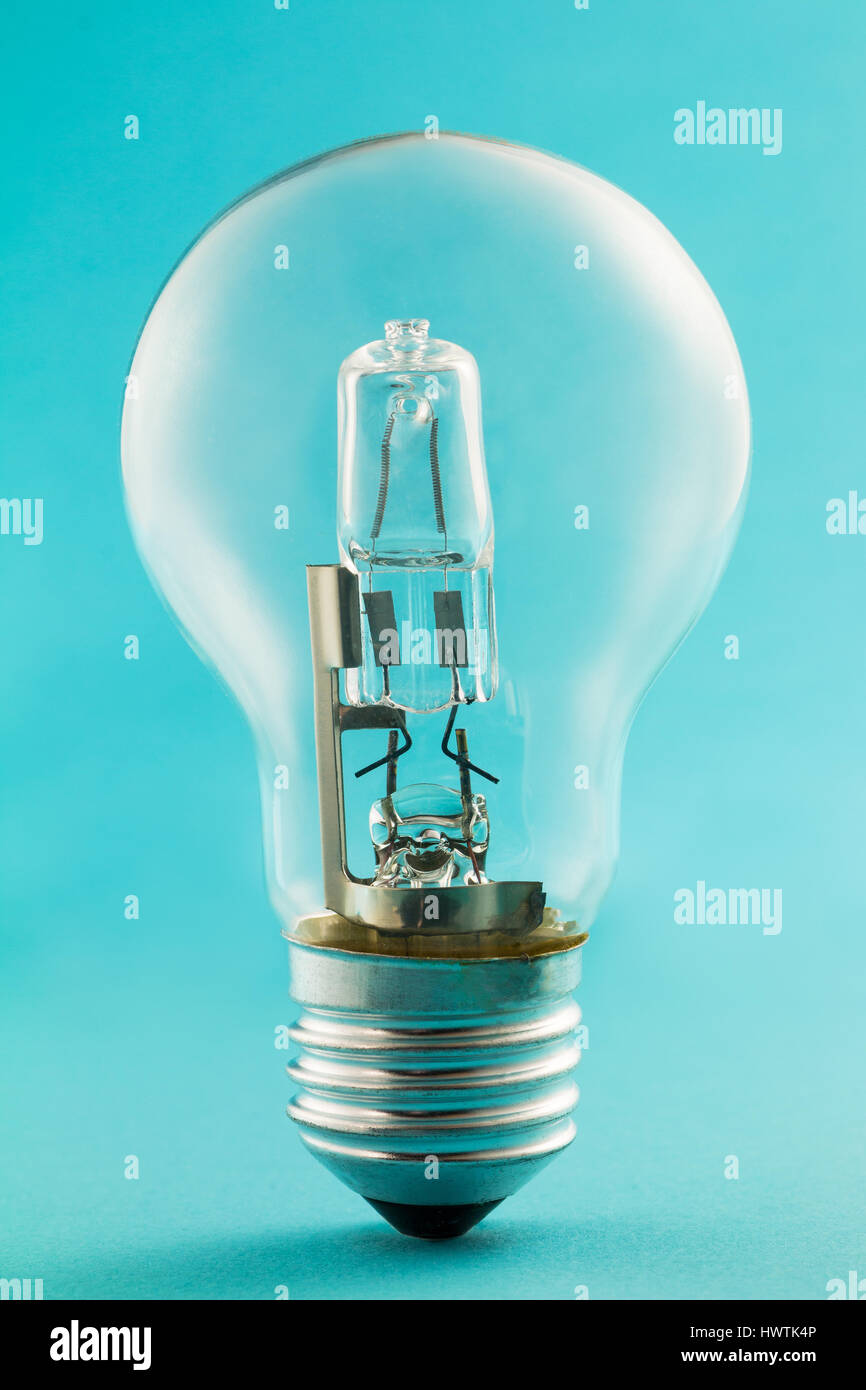 blurb on blue background Stock Photo - Alamy