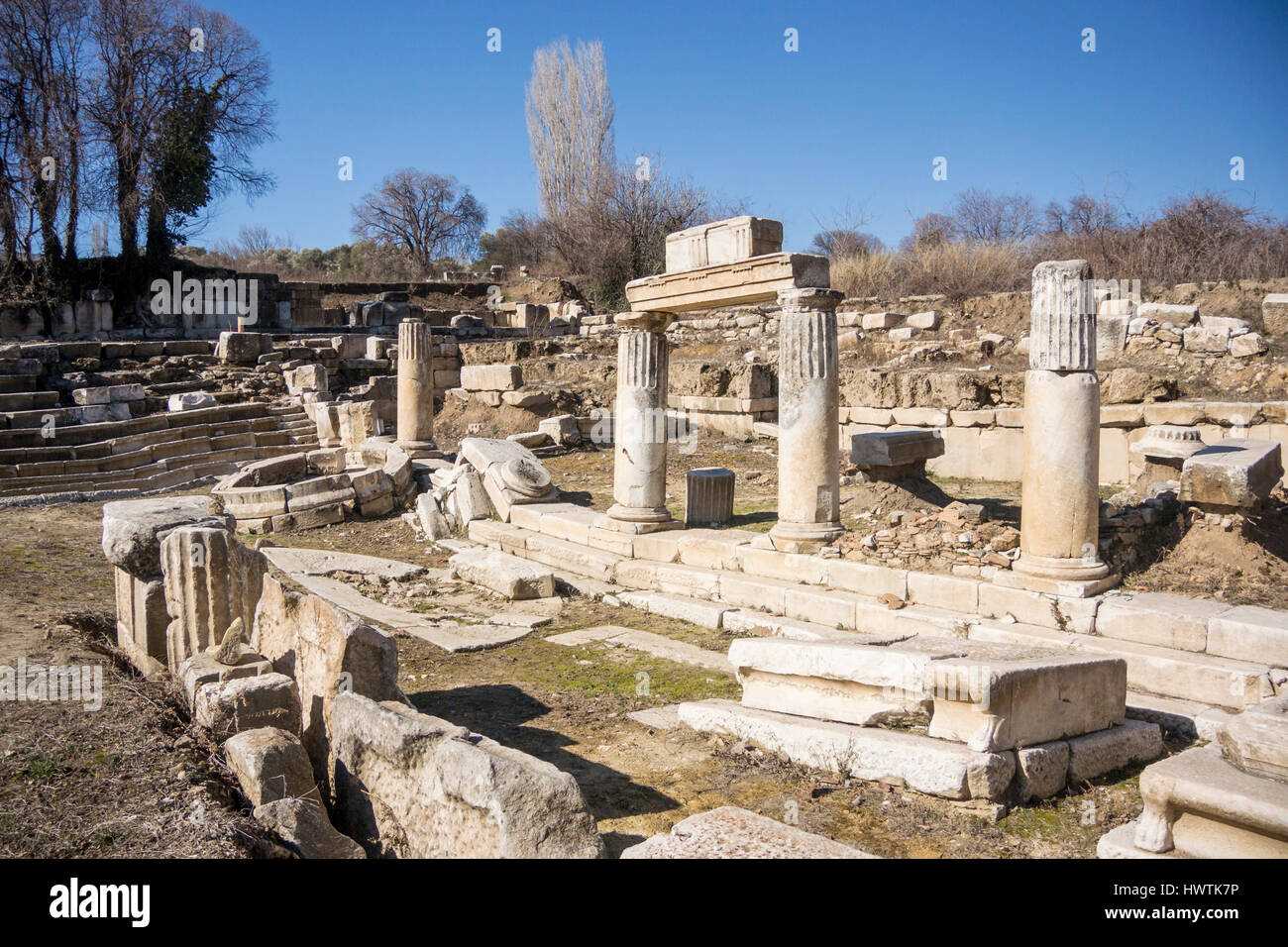 Excavations of the Temple of Hekate in Lagina Ancient City, Yatagan ...