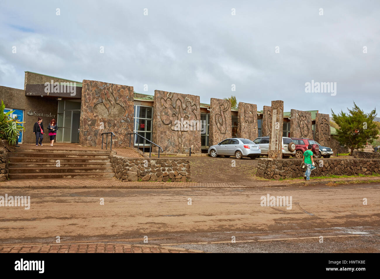 Santander Bank, Hanga Roa, Easter Island (Isla de Pascua) (Rapa Nui ...