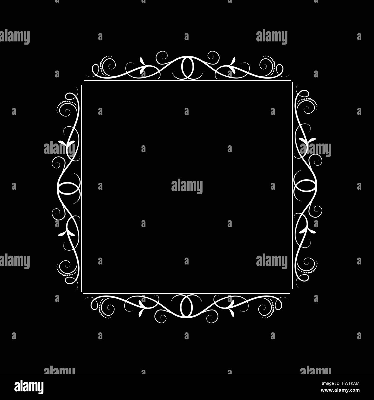 Vintage baroque frame Stock Vector Image & Art - Alamy