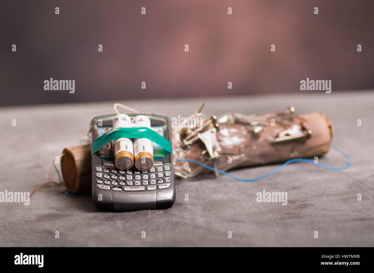 Close up shot of improvised explosive device bomb Stock Photo - Alamy