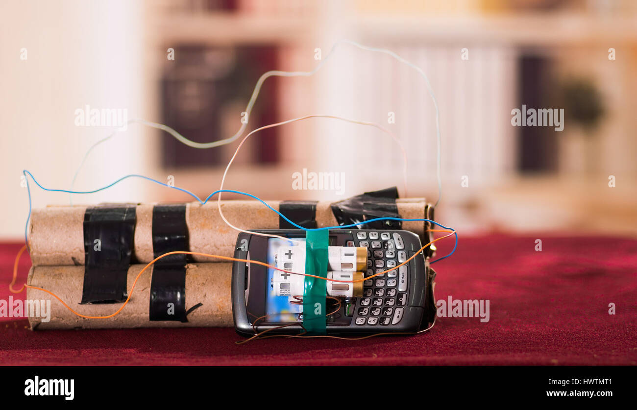 Close up shot of improvised explosive device bomb Stock Photo - Alamy