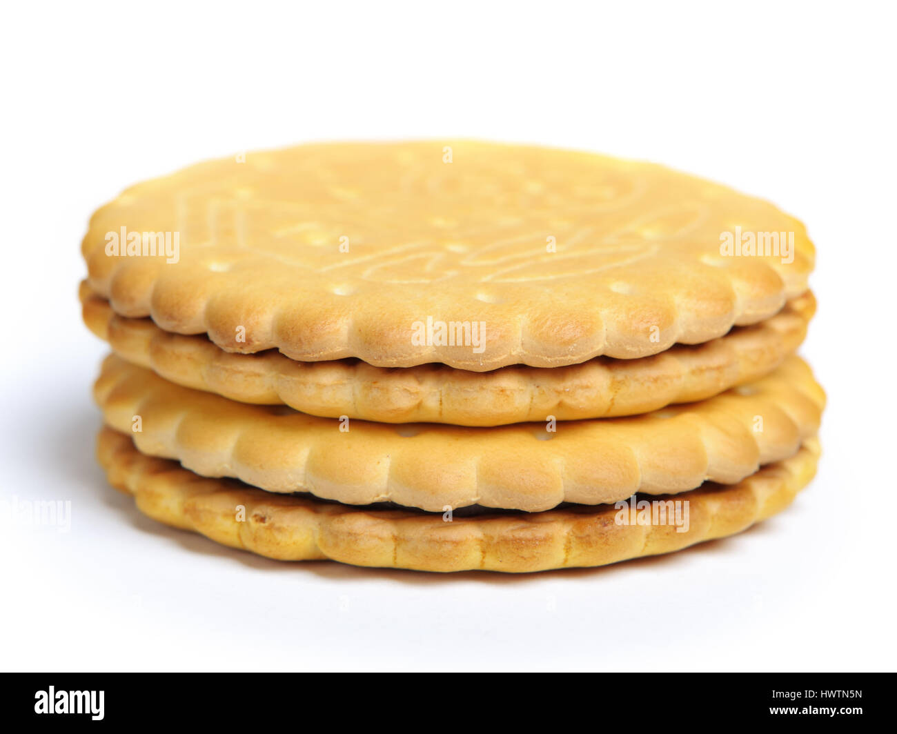 Set of cookies isolated on white background Stock Photo - Alamy