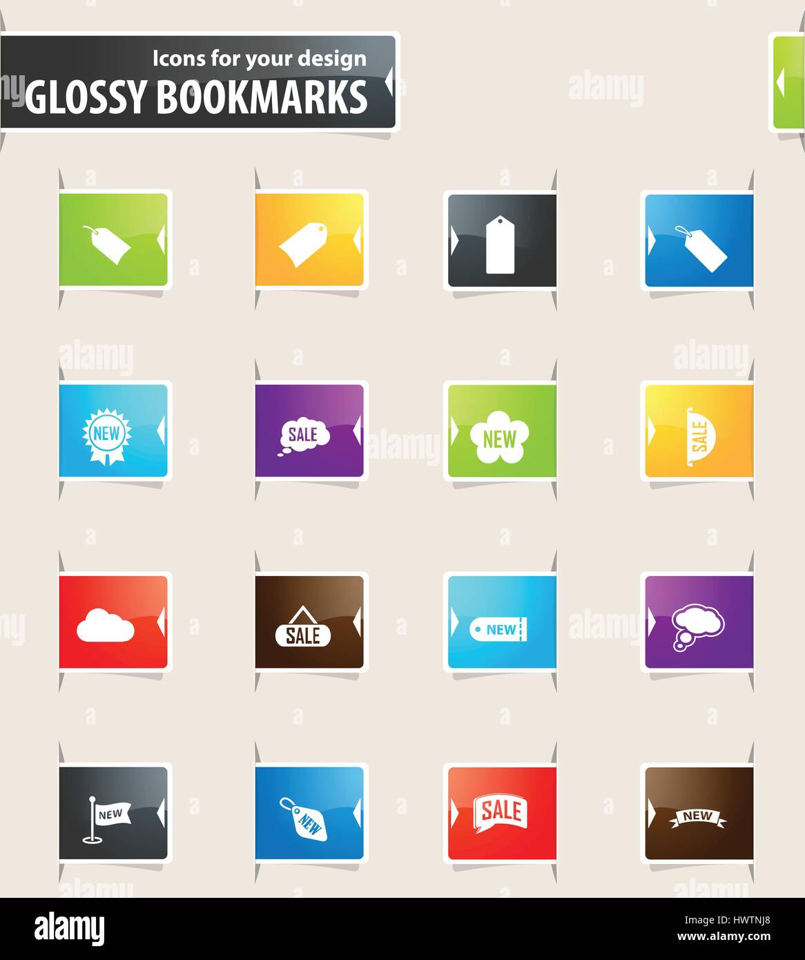 Stiker vector vectors hi-res stock photography and images - Alamy