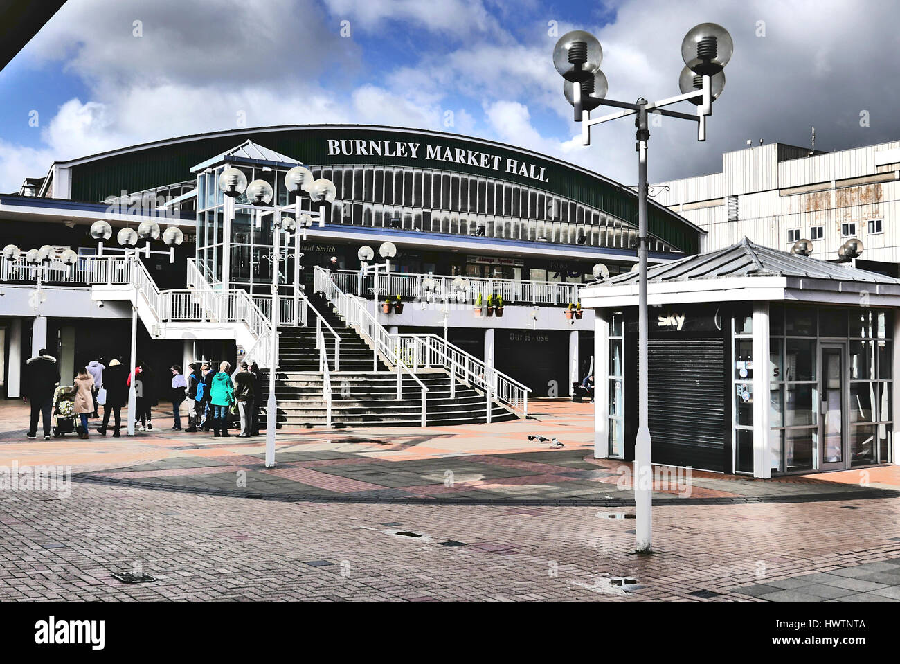 Burnley shopping centre hi-res stock photography and images - Alamy