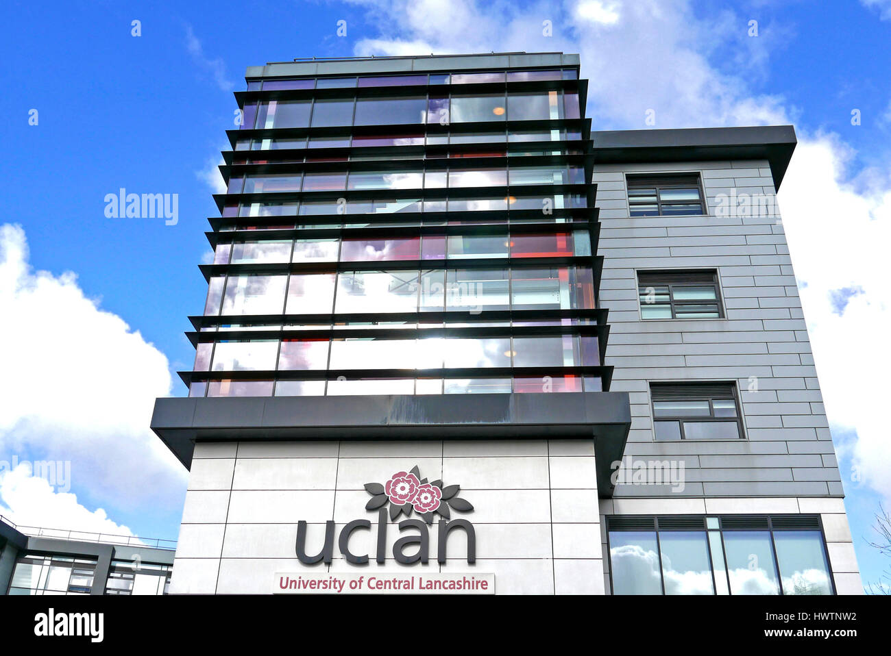 University of Central Lancashire building,Burnley,Lancashire,UK Stock ...