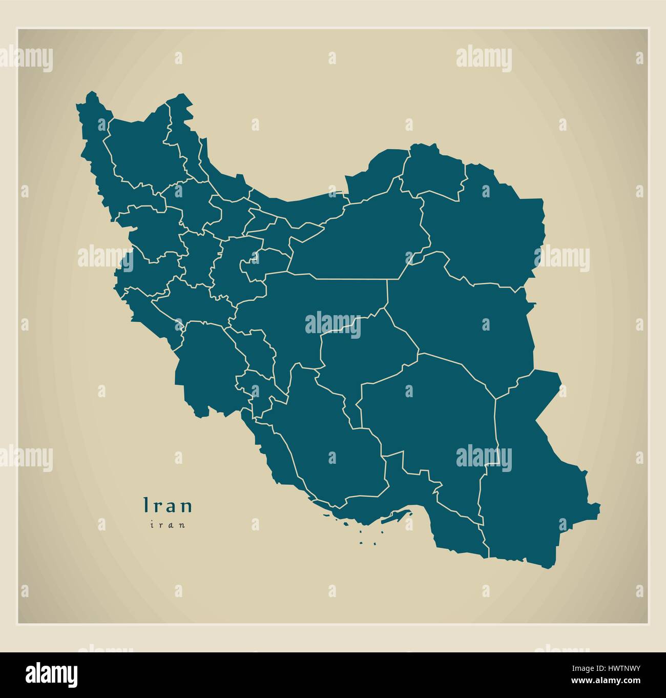 Iran persia map Stock Vector Images - Alamy