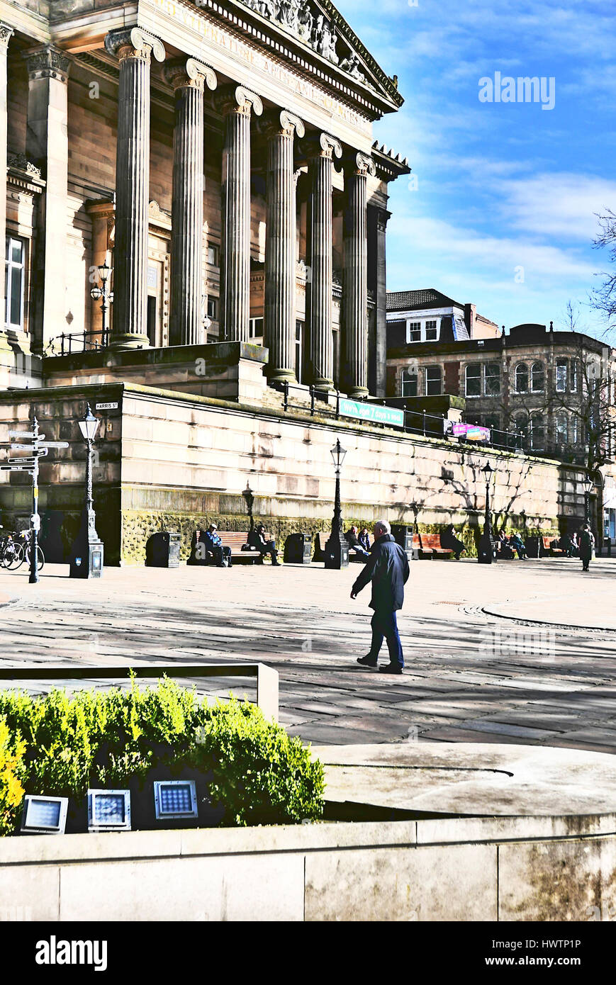 The Harris museum and art gallery,Preston,lancashire,uk Stock Photo - Alamy