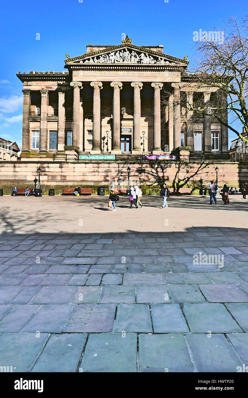 Harris Museum and Art Gallery on the Flag Market, Preston,Lancashire,uk ...
