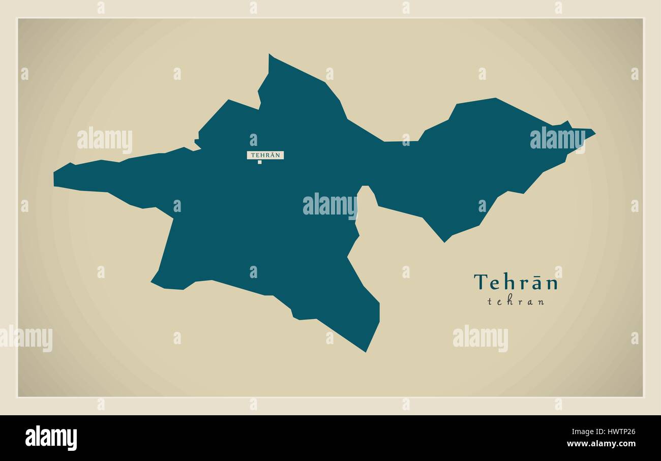 Tehran vector hi-res stock photography and images - Alamy
