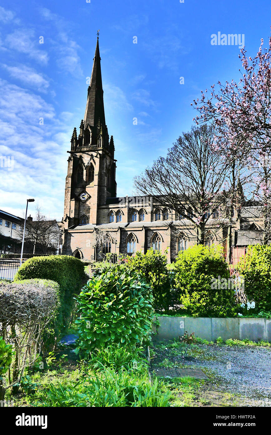 St John the Evangelist Parish Church,Preston,Lancashire,UK Stock Photo ...