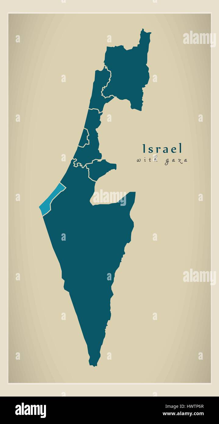 Gaza border map hi-res stock photography and images - Alamy