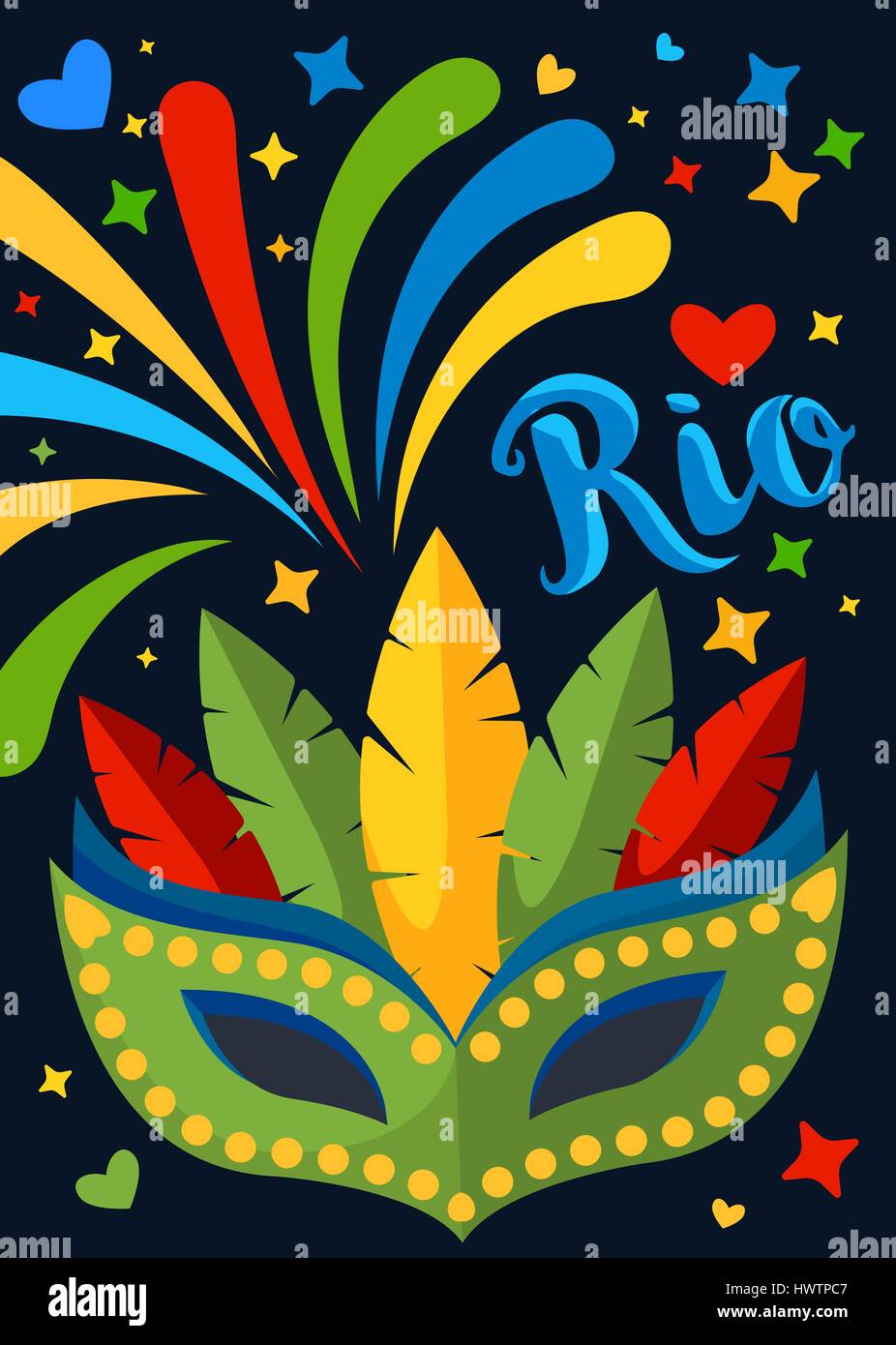 Rio Carnival Poster Background