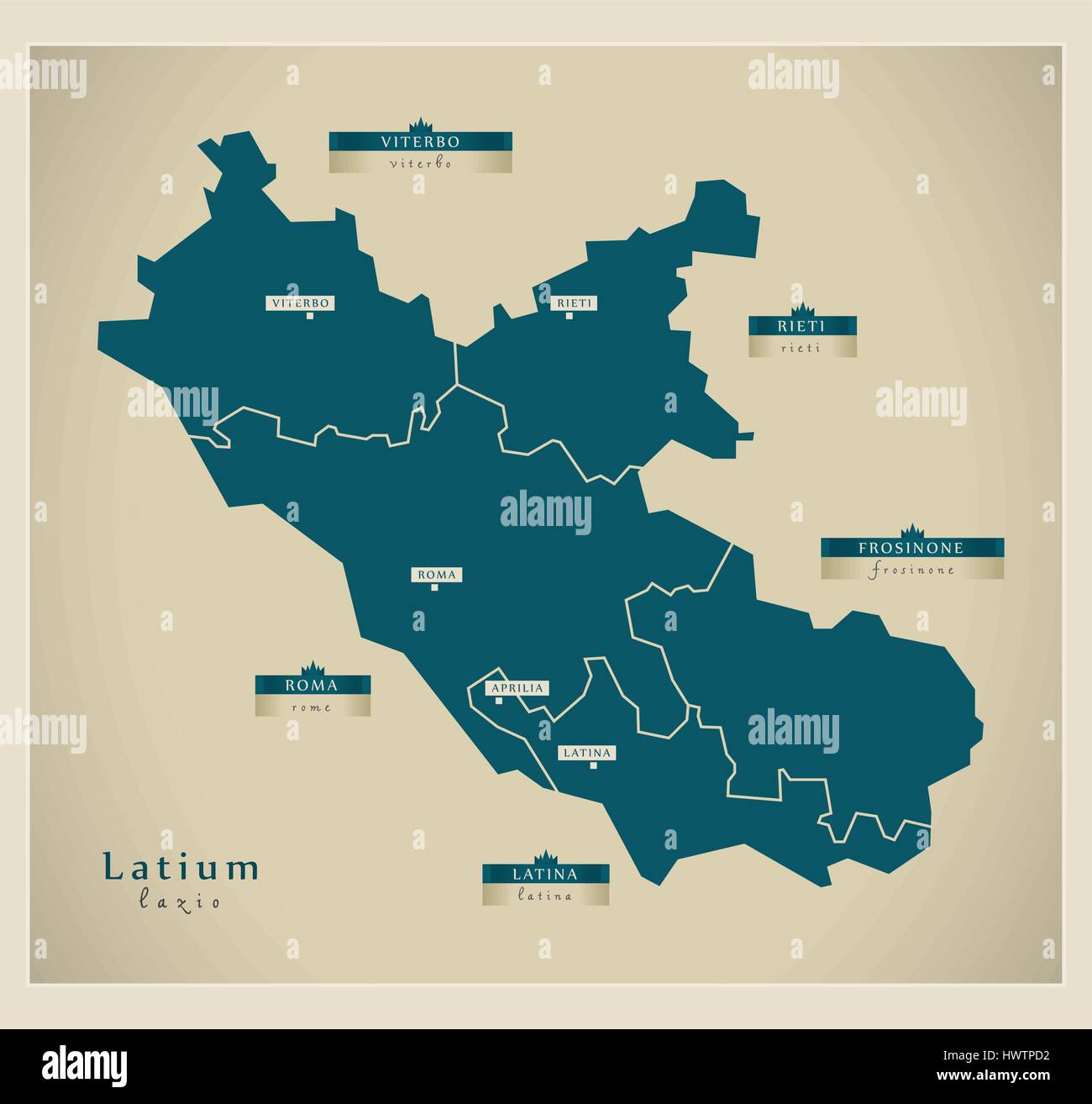 Modern region of latium hi-res stock photography and images - Alamy