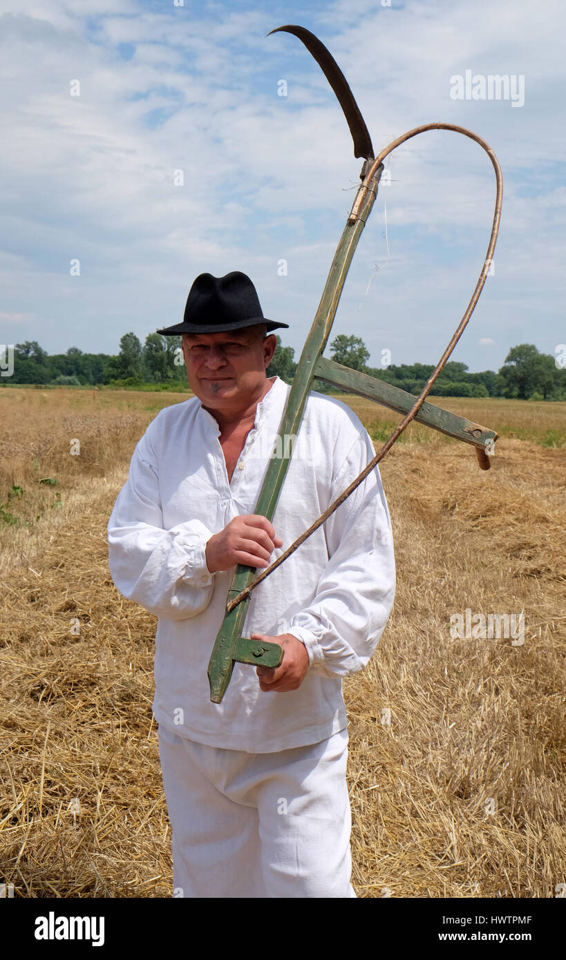 Wheat scythe harvest hi-res stock photography and images - Alamy