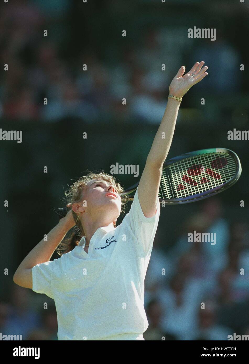 MARTINA HINGIS WIMBLEDON 06 July 1995 Stock Photo - Alamy