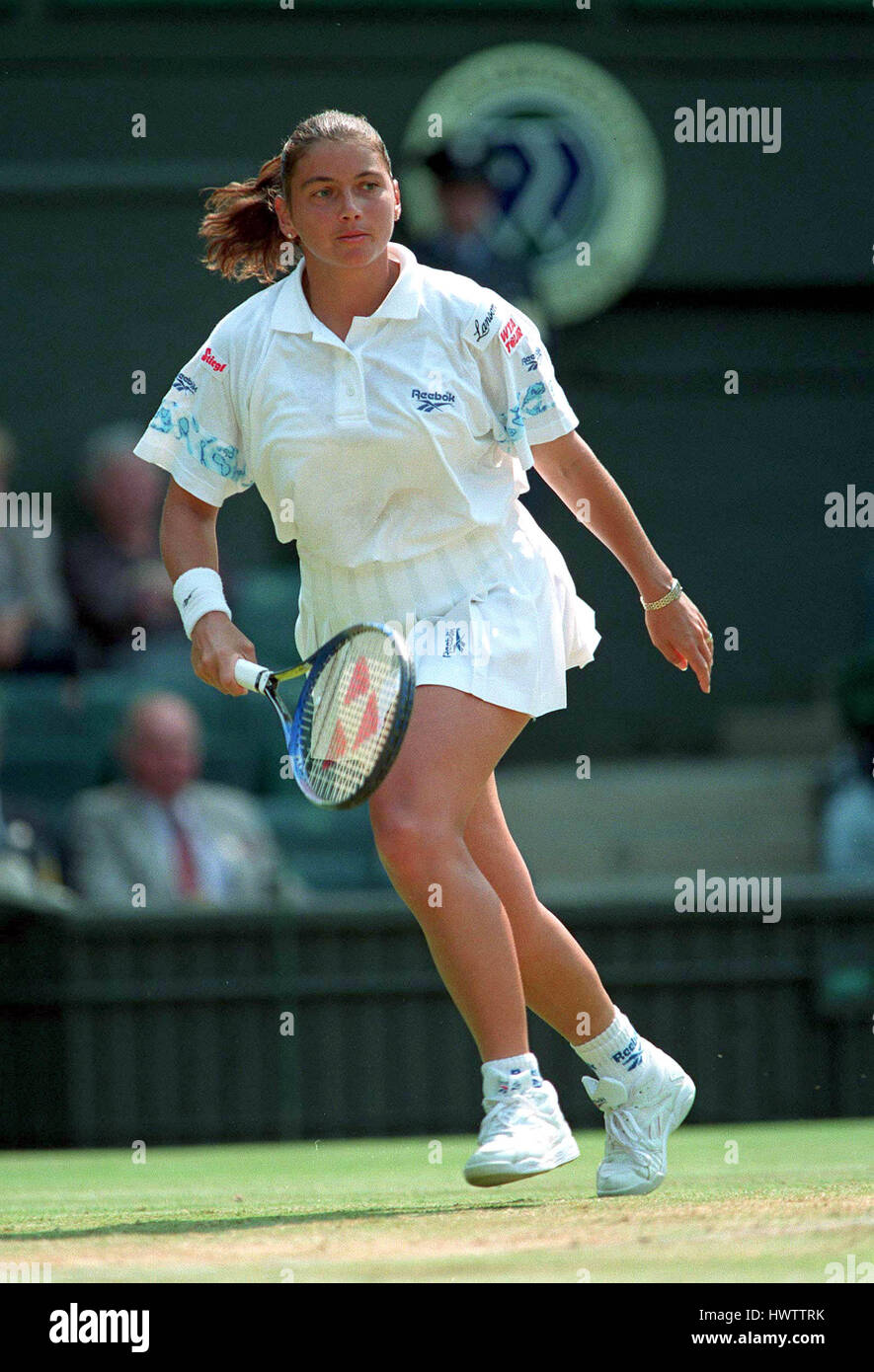 JUDITH WIESNER WIMBLEDON 05 July 1995 Stock Photo - Alamy
