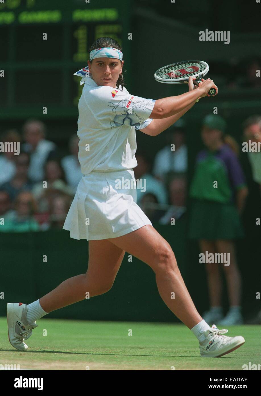 CONCHITA MARTINEZ WIMBLEDON 05 July 1995 Stock Photo - Alamy