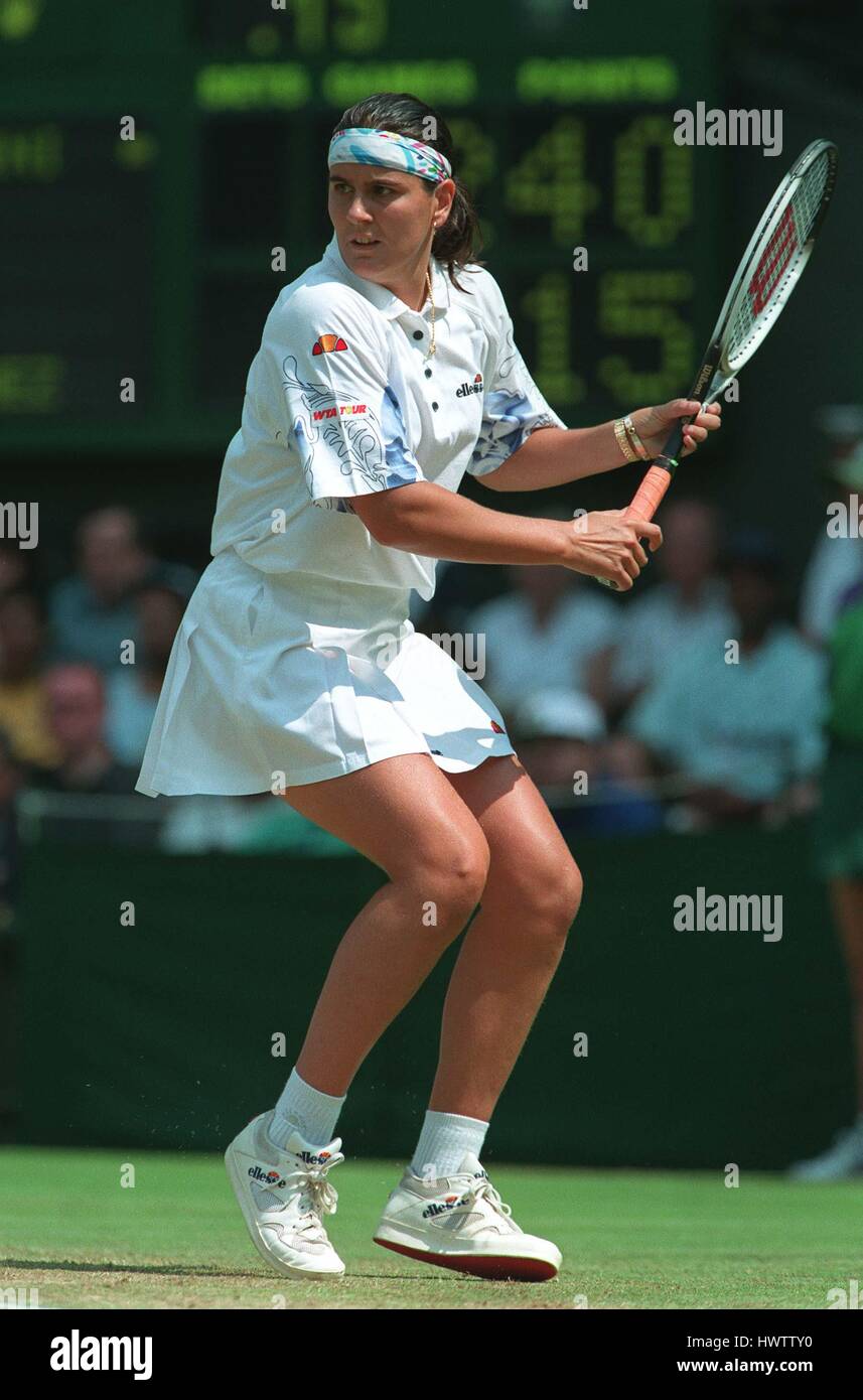 Conchita martinez wimbledon hi-res stock photography and images - Alamy