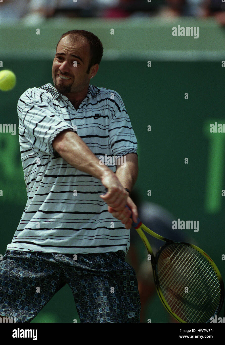 ANDRE AGASSI USA 06 April 1995 Stock Photo - Alamy