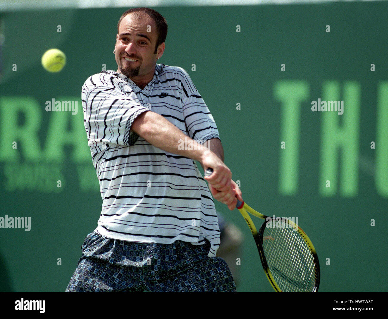 ANDRE AGASSI USA 06 April 1995 Stock Photo - Alamy
