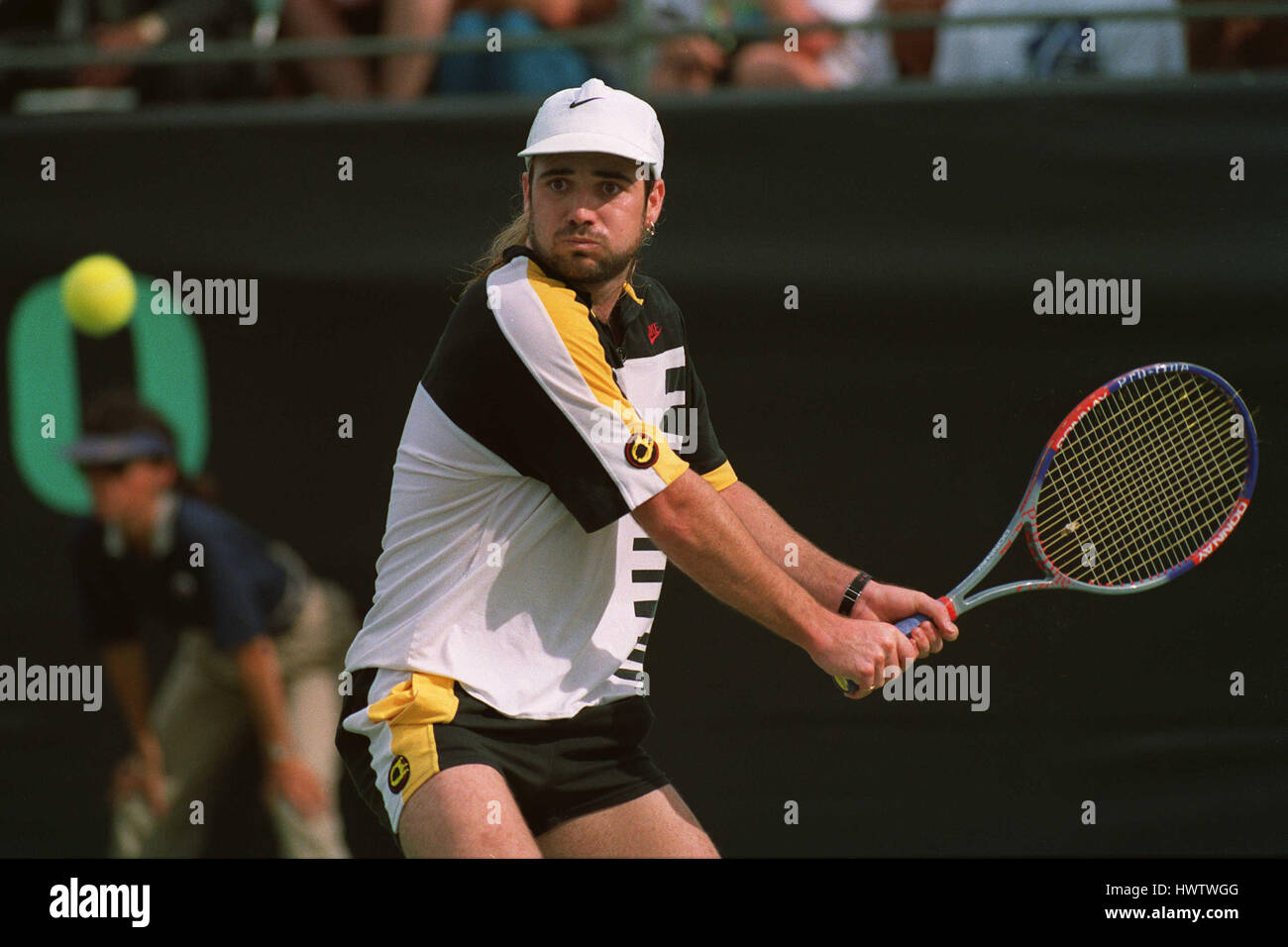 ANDRE AGASSI USA 06 July 1993 Stock Photo - Alamy