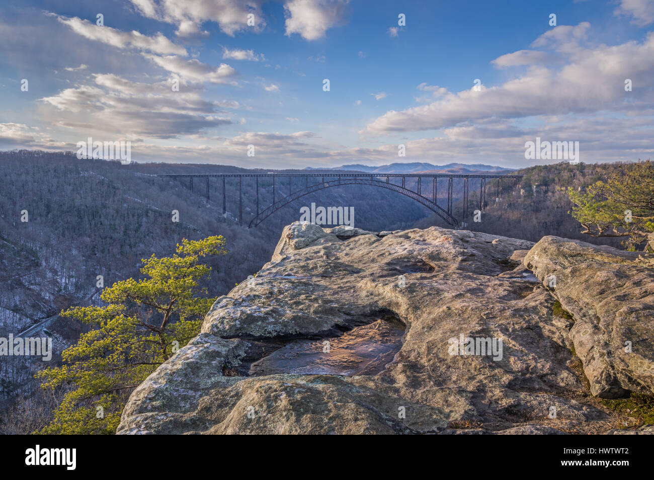 New River Gorge Bridge Winter
