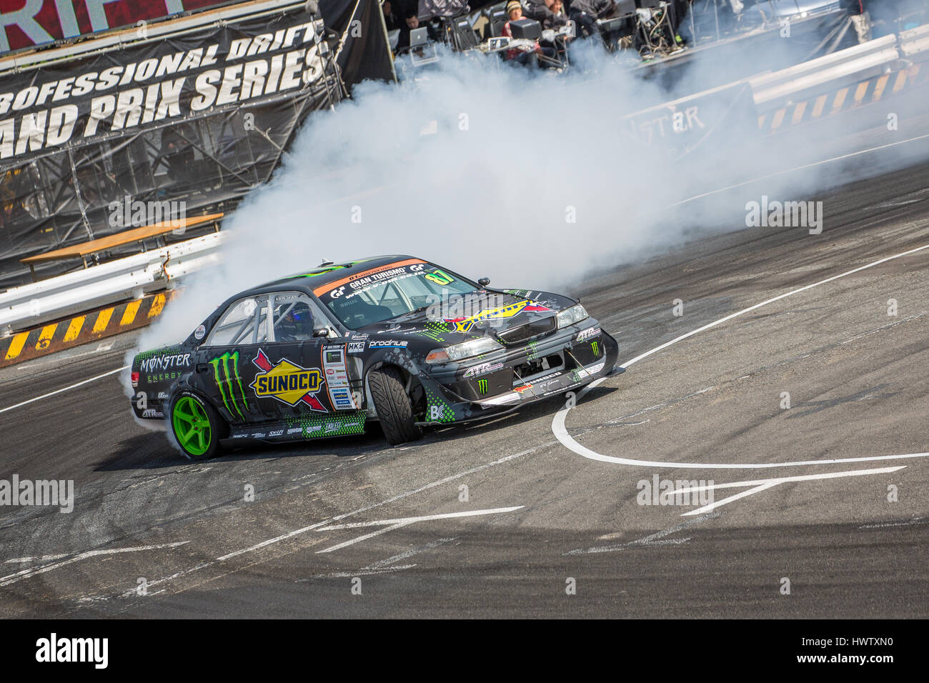 Tokyo, Japan. 18th April,2015. Daigo Saito of SUNOCO FAT FIVE RACING ...
