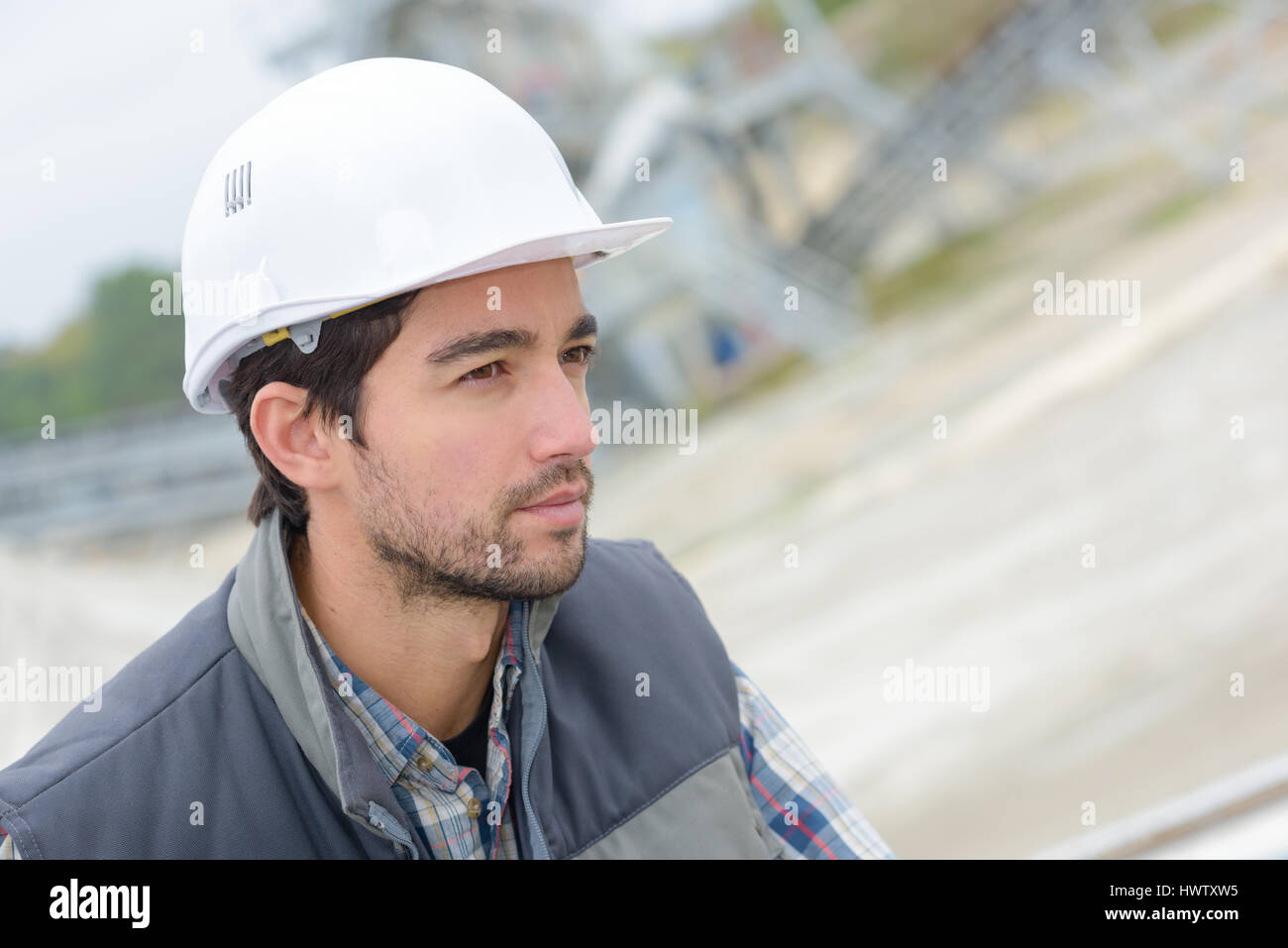 civil engineer thinking Stock Photo - Alamy