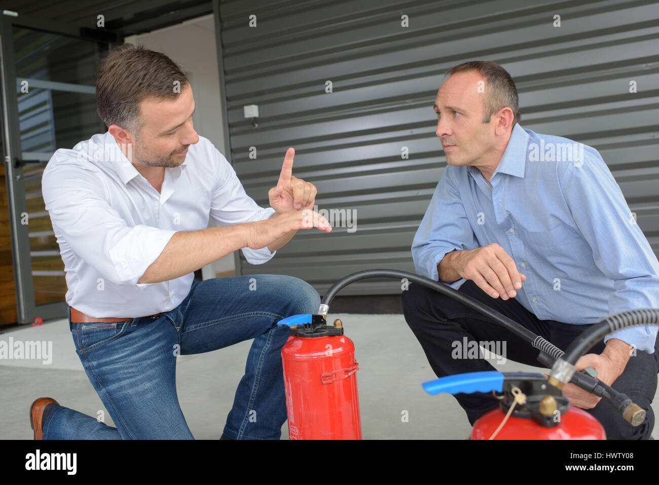 steps in controlling fire Stock Photo - Alamy