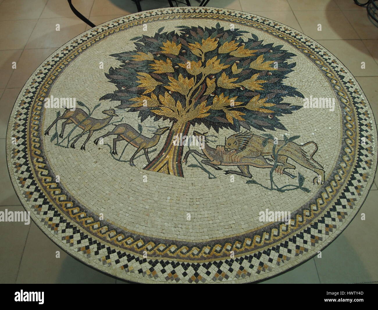A mosaic is piece of art or image made from assemblage of small pieces ...