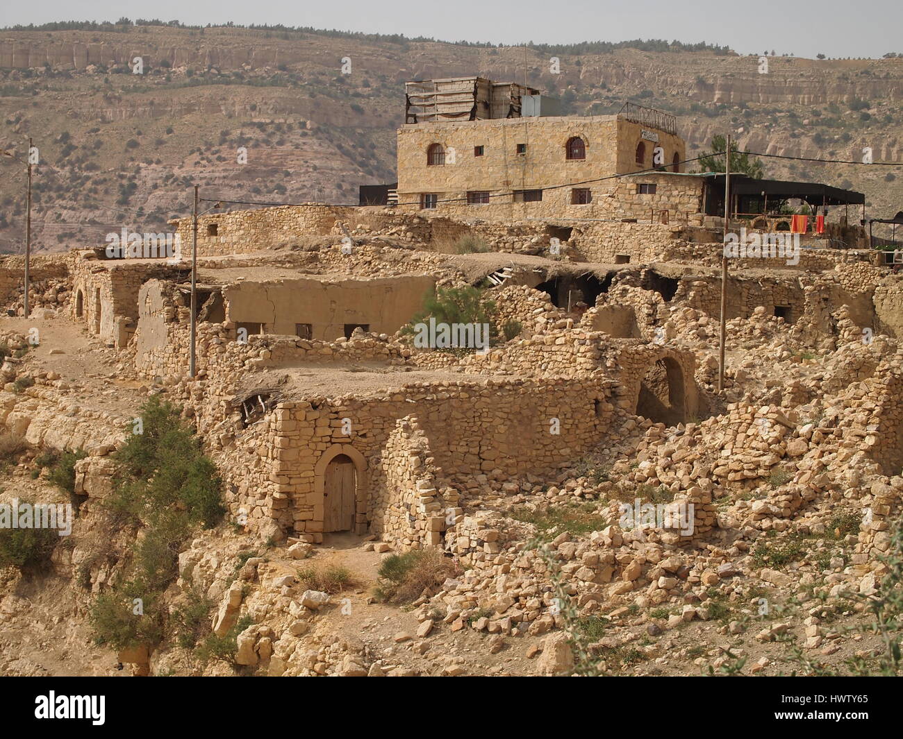 Village Dana in Jordan is about 500 years old, and preserves many ...