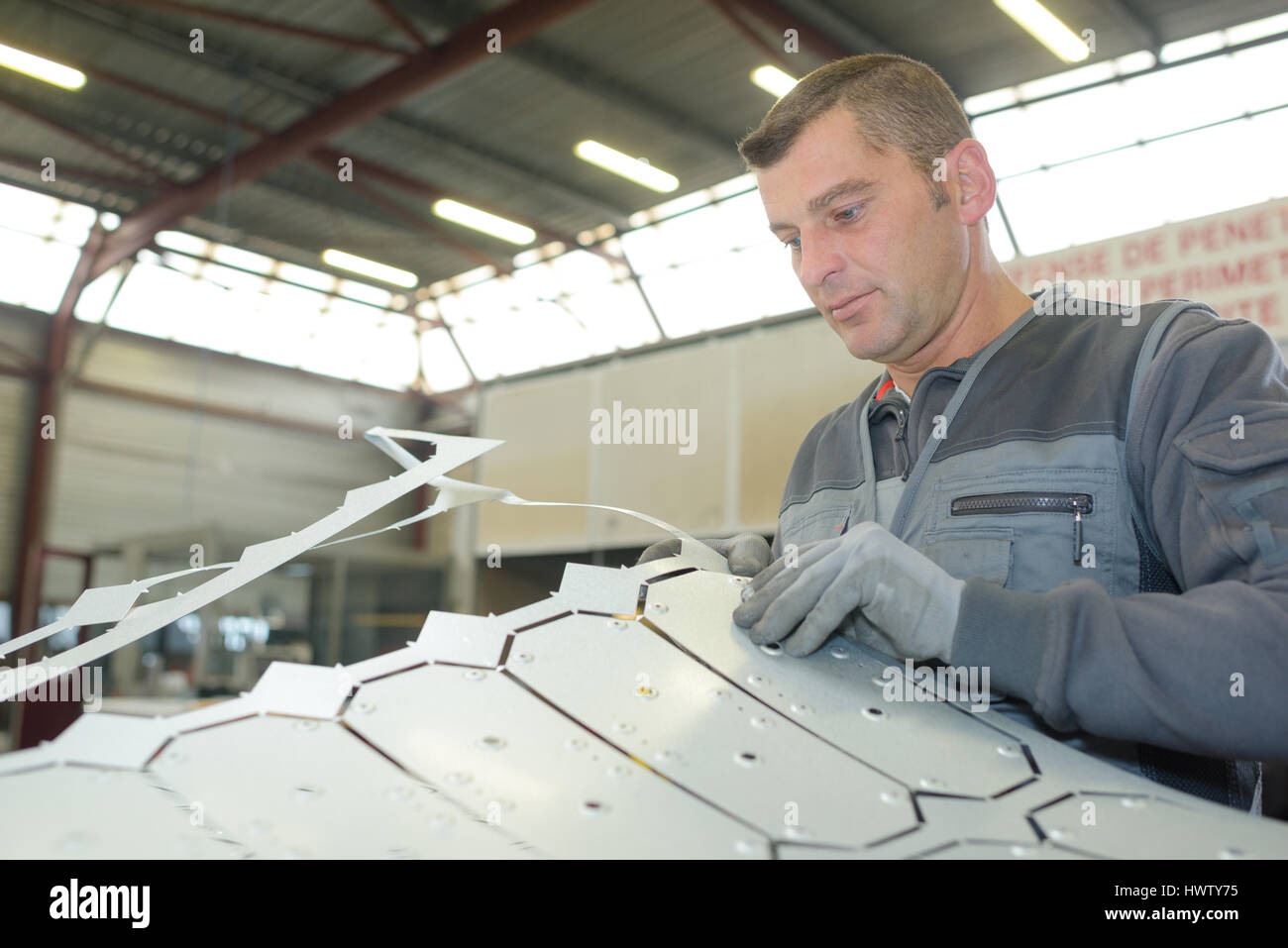 Aluminium factory employee hi-res stock photography and images - Alamy