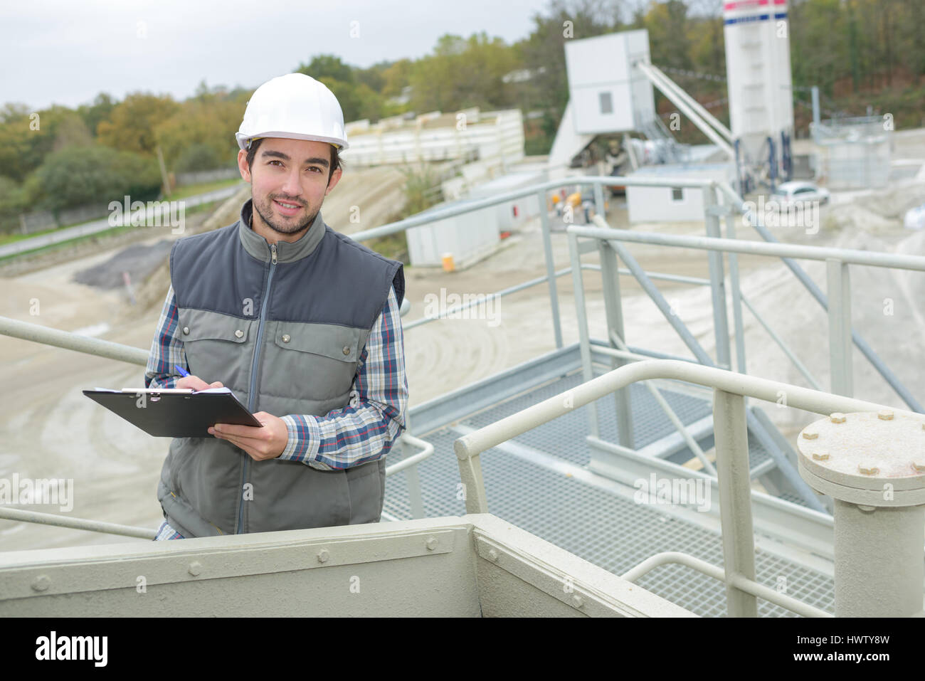 cement inspection on progress Stock Photo - Alamy