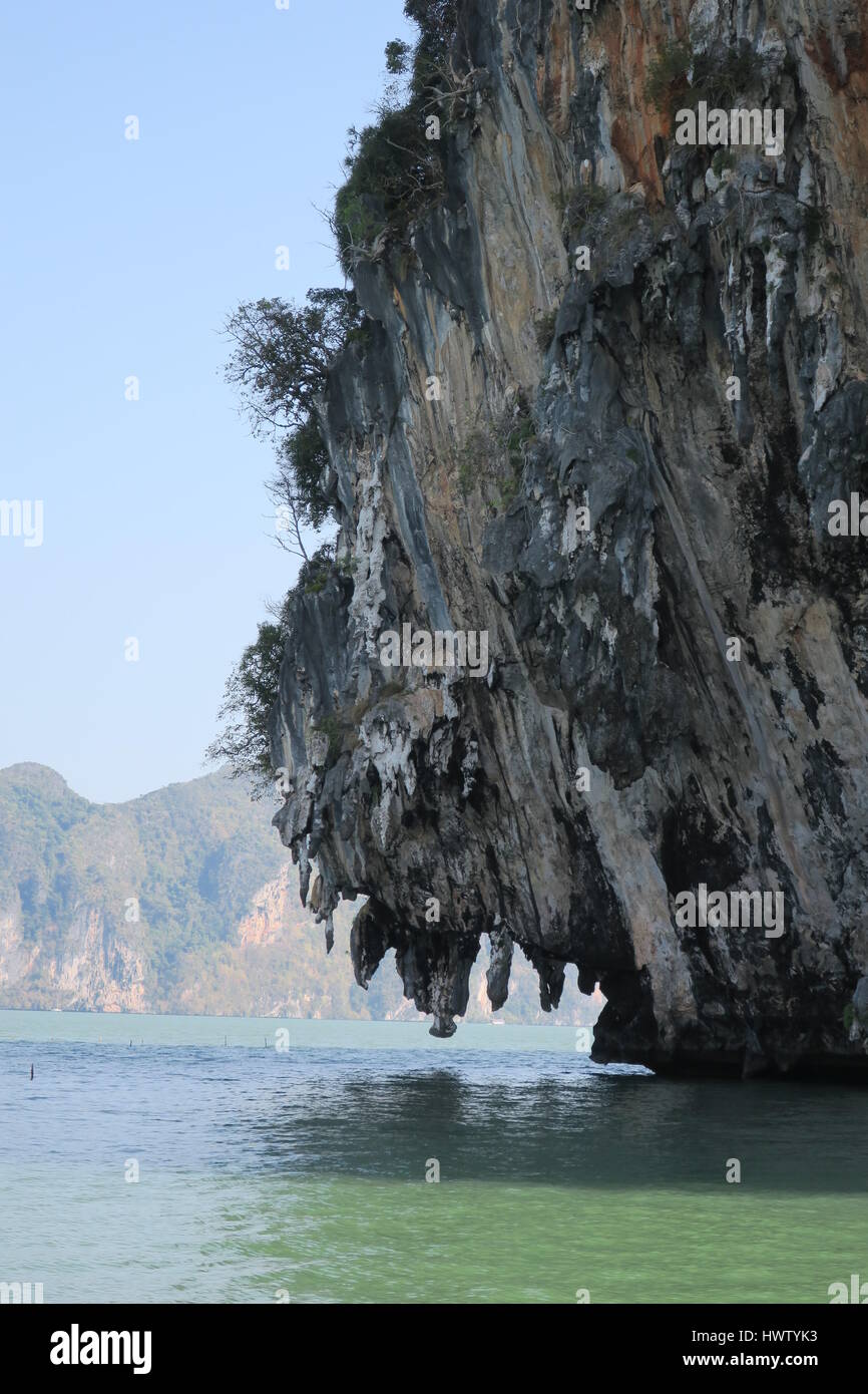 Mighty rock in a sea on Phuket island Stock Photo - Alamy