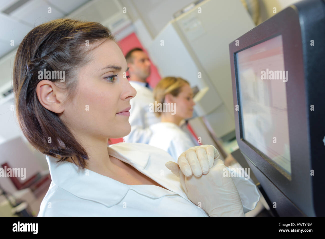 lab technicians at work Stock Photo - Alamy