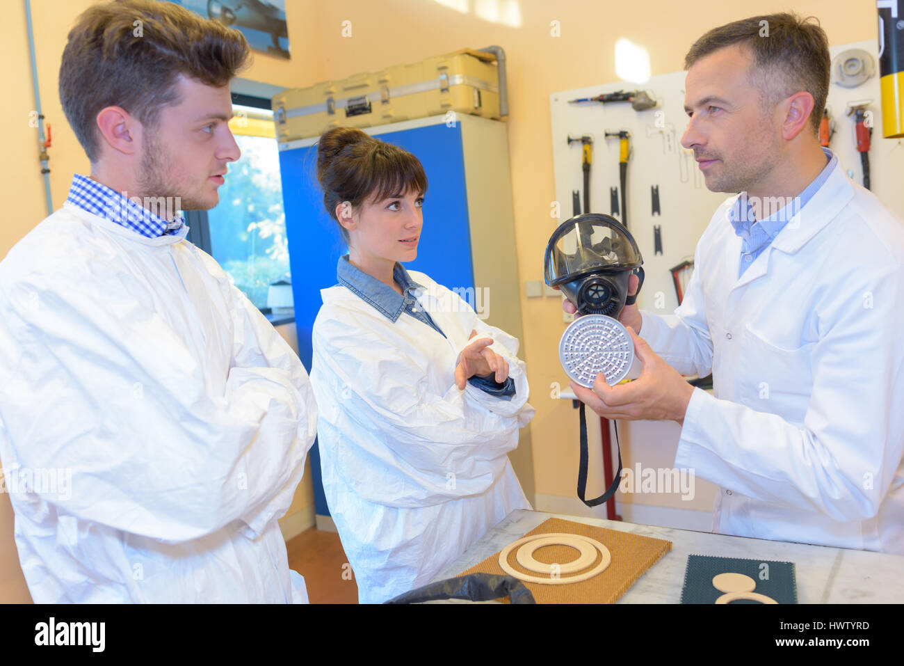 redesigning a safety mask Stock Photo - Alamy