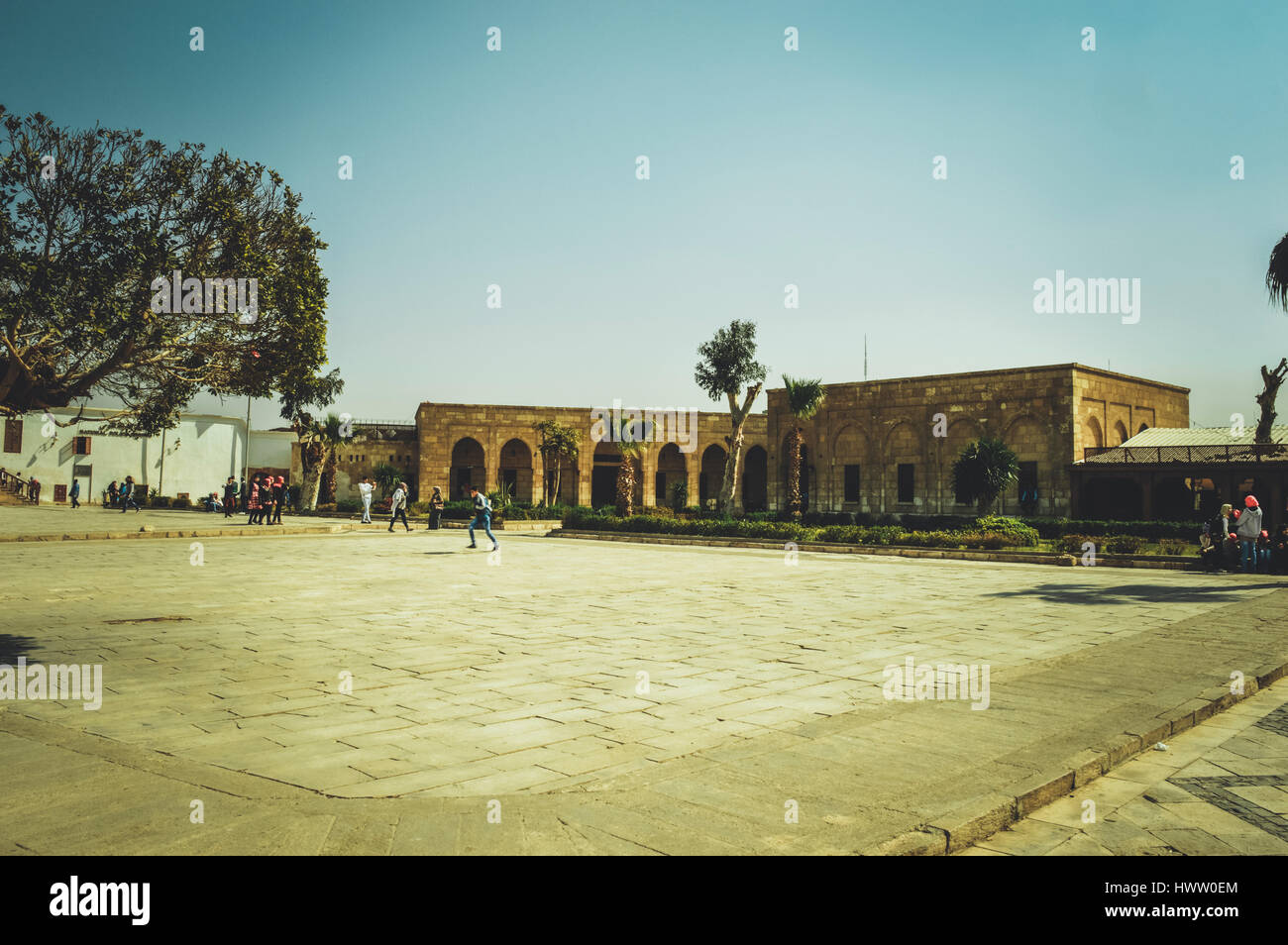 view inside cairo citadel, egypt Stock Photo - Alamy