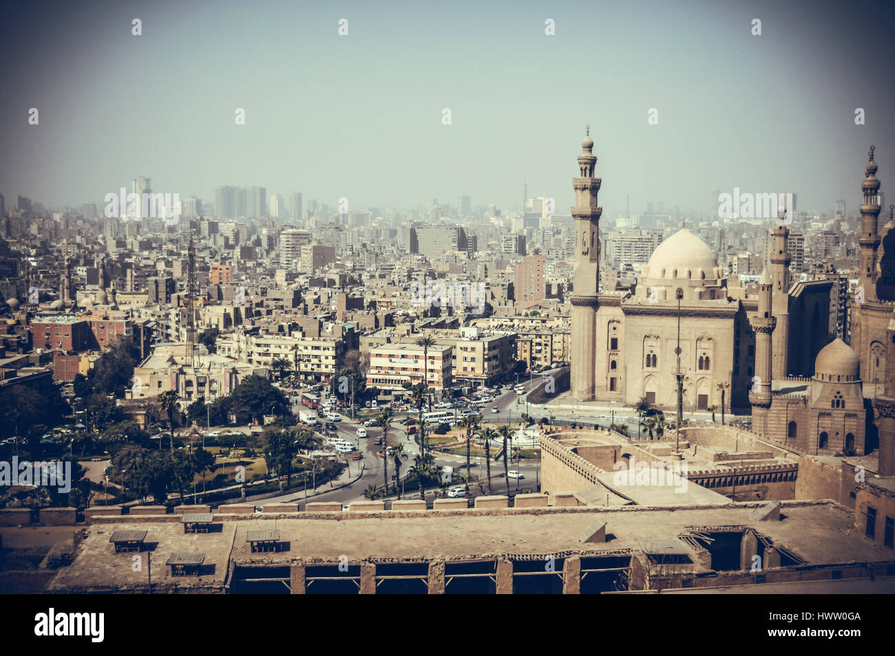 old buildings with mosque at cairo , egypt Stock Photo - Alamy