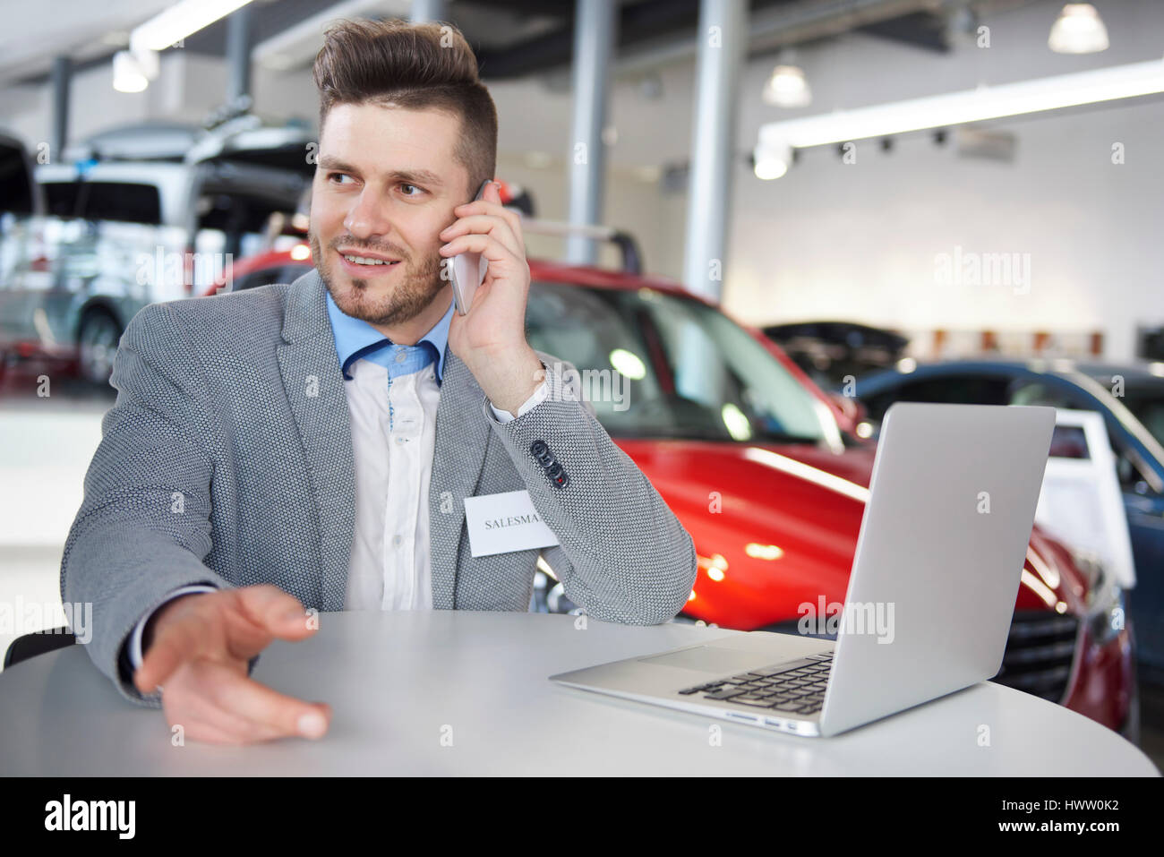 Multi tasking business man hi-res stock photography and images - Alamy