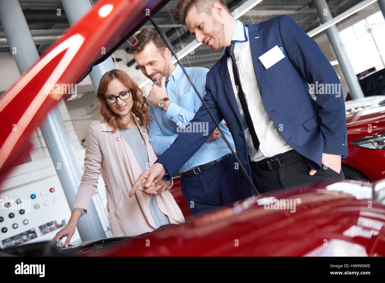 Car dealer showing new hi-res stock photography and images - Alamy