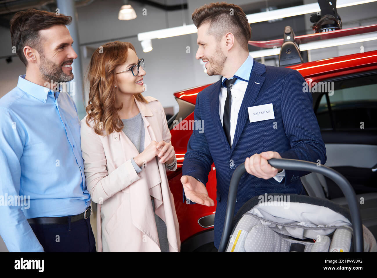 Good salesman always give the best offer Stock Photo - Alamy