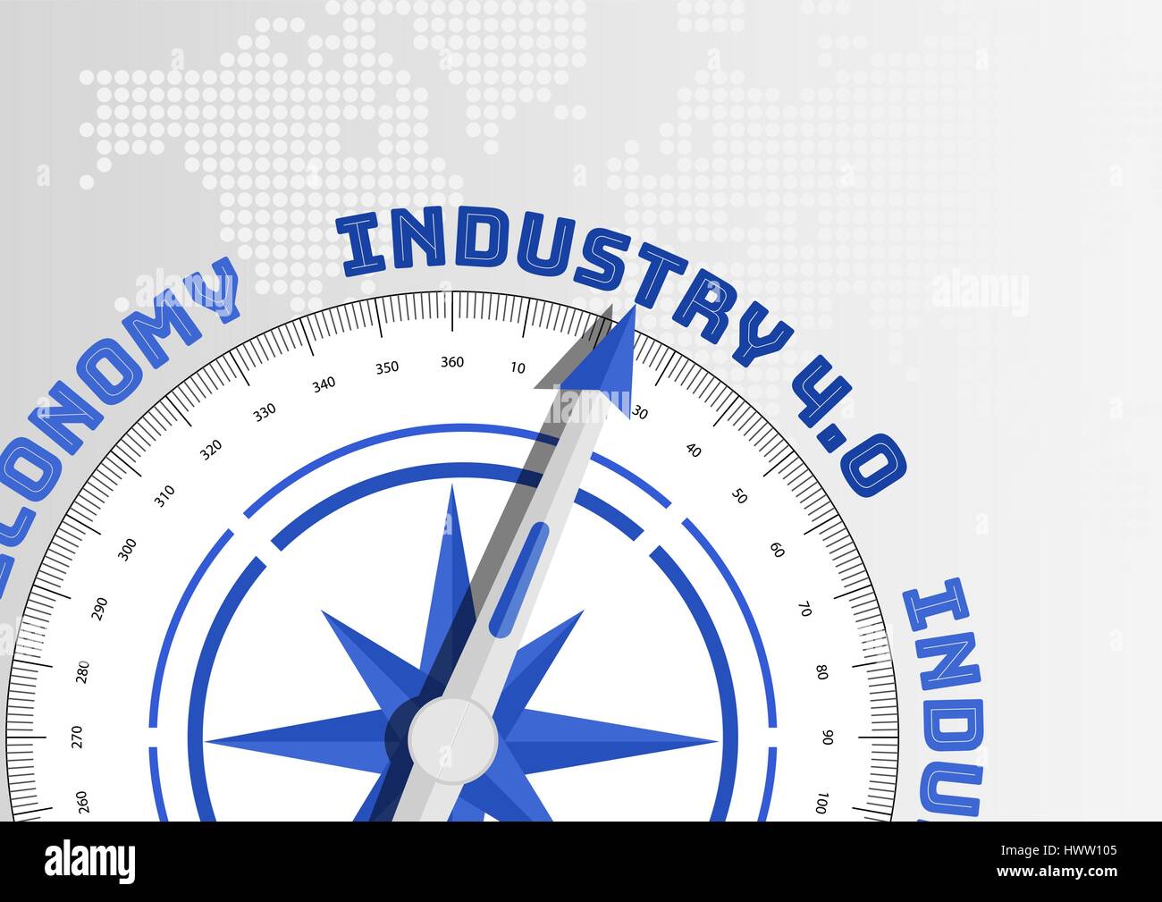 Compass needle Stock Vector Images - Alamy