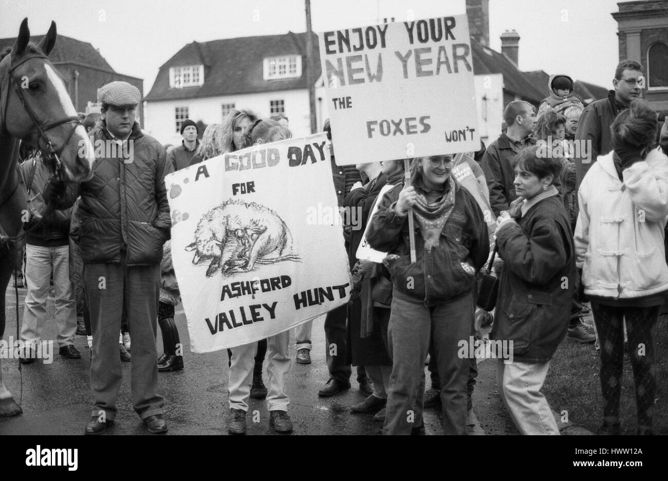 Anti fox hunting Black and White Stock Photos & Images - Alamy