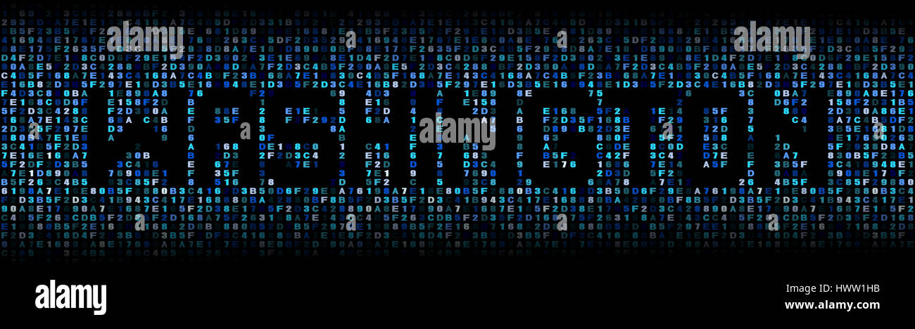 Washington text on hex code illustration Stock Photo - Alamy