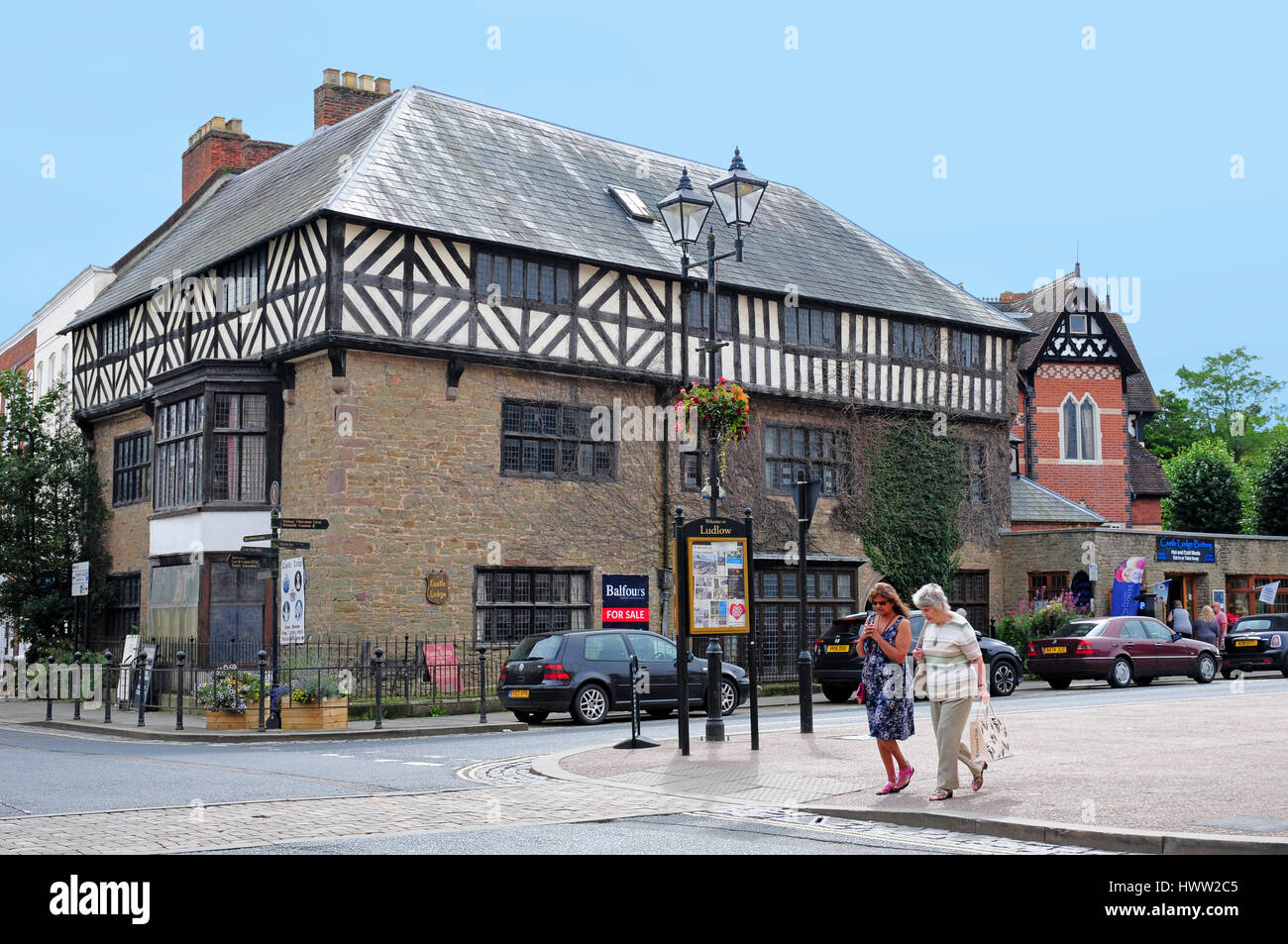 Castle Lodge, Ludlow Stock Photo - Alamy