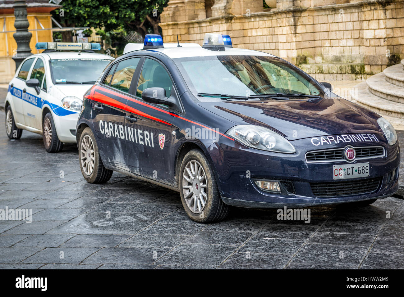 Italian police car fiat polizia High Resolution Stock Photography and ...