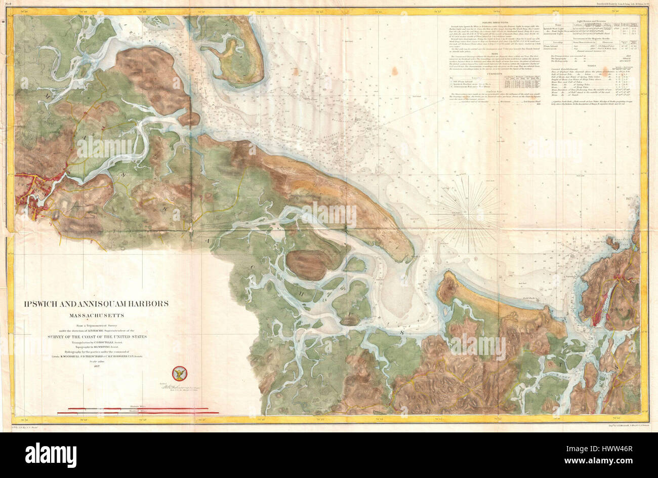 Ipswich Massachusetts Map High Resolution Stock Photography and Images ...